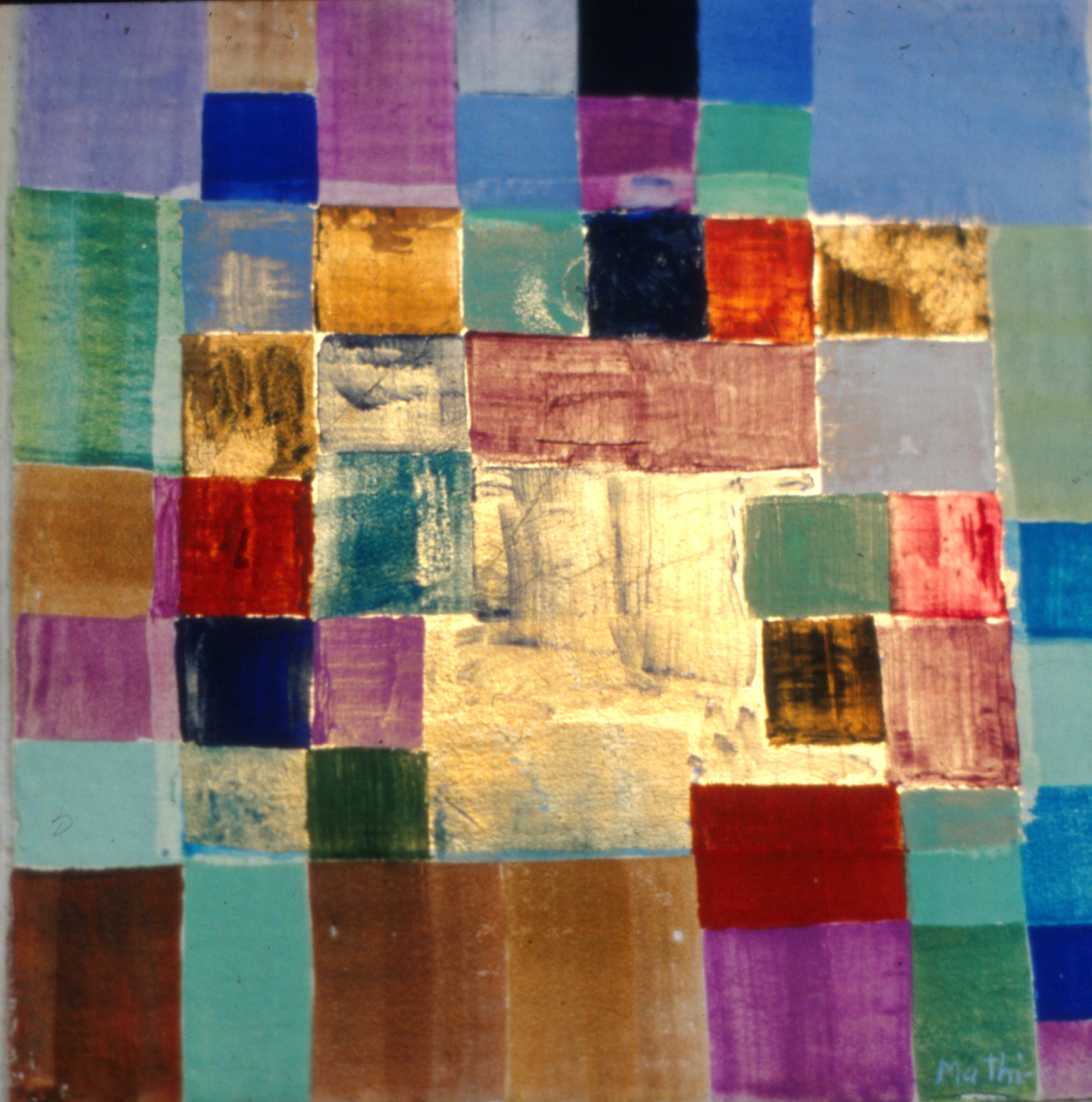 Small work on plaster 1984 Private Collection – Christine Mathieson