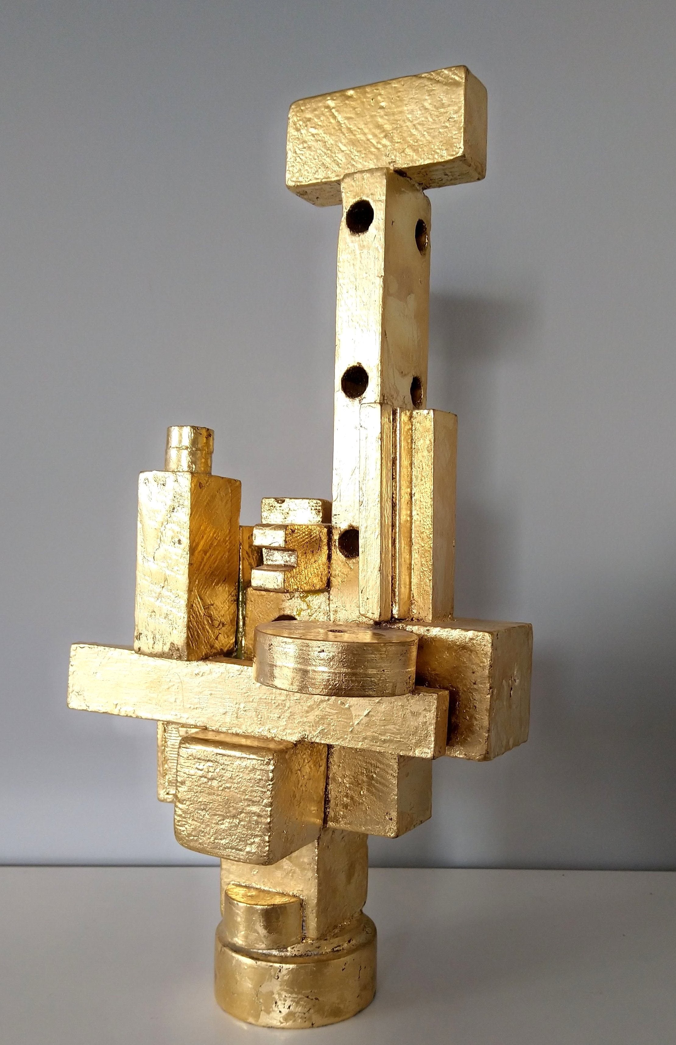 Gilded Wooden Sculpture. 2018 – Christine Mathieson