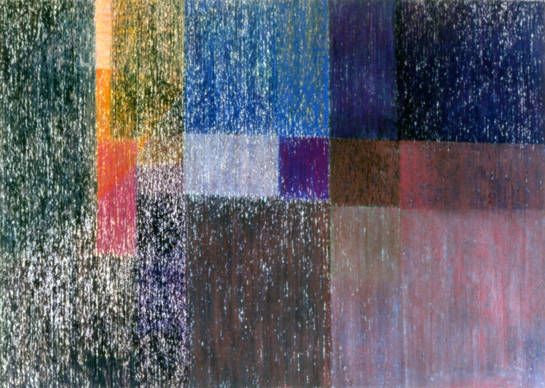 Tweed. Pastel 1987. Treebeard Show Private collection – Christine Mathieson