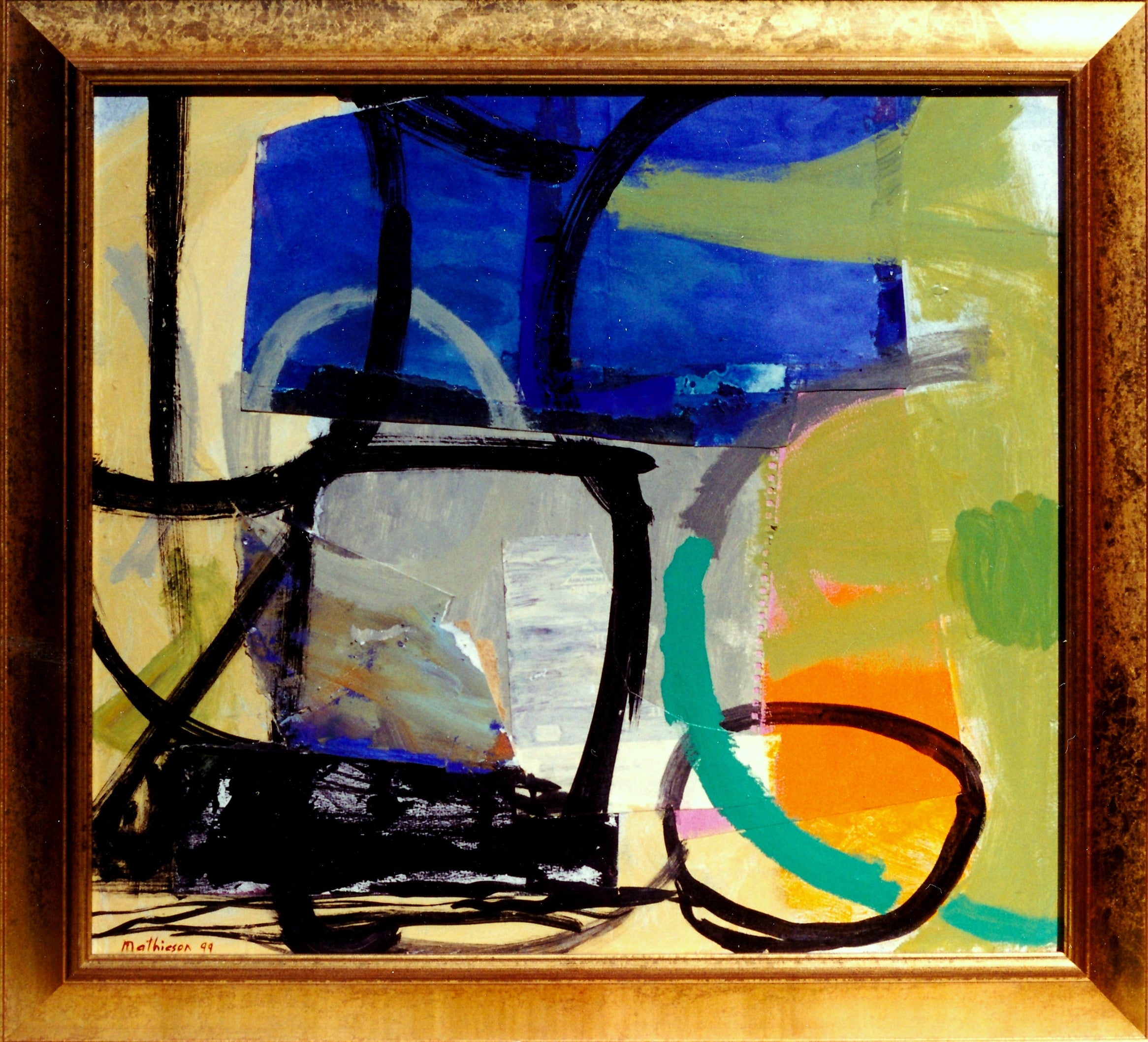 Collage. Lane Gallery with John Drawbridge – Christine Mathieson